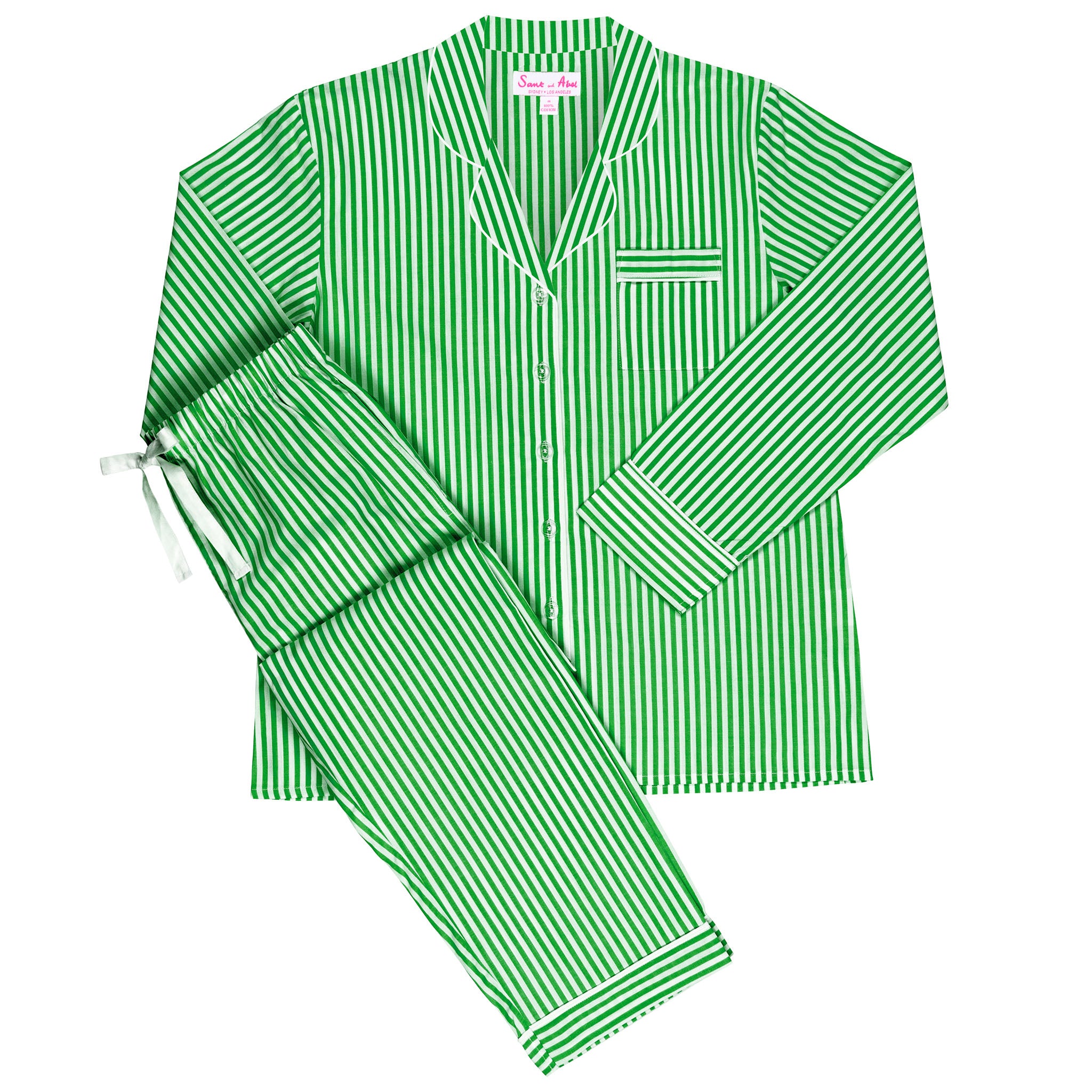 Women's Braddock Green Long PJ Set – Sant and Abel